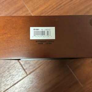 Bulova | Accents | Bulova Quartz Mantel Shelf Desk Clock Wood Cherry ...